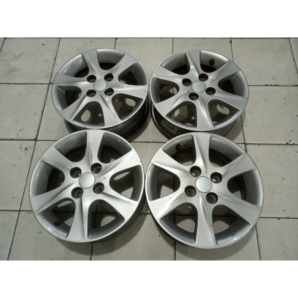 Jual Velg bekas Mobil Sirion Ring 14 Pcd 4x100 Siliver | Shopee Indonesia