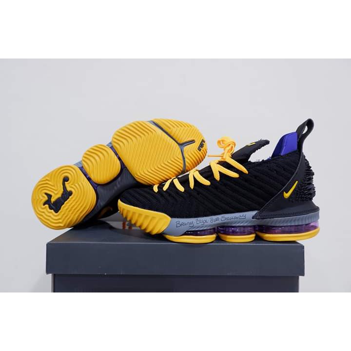Jual sepatu basket nike lebron16 lebron 16 pe lakers 2 premium quality ...