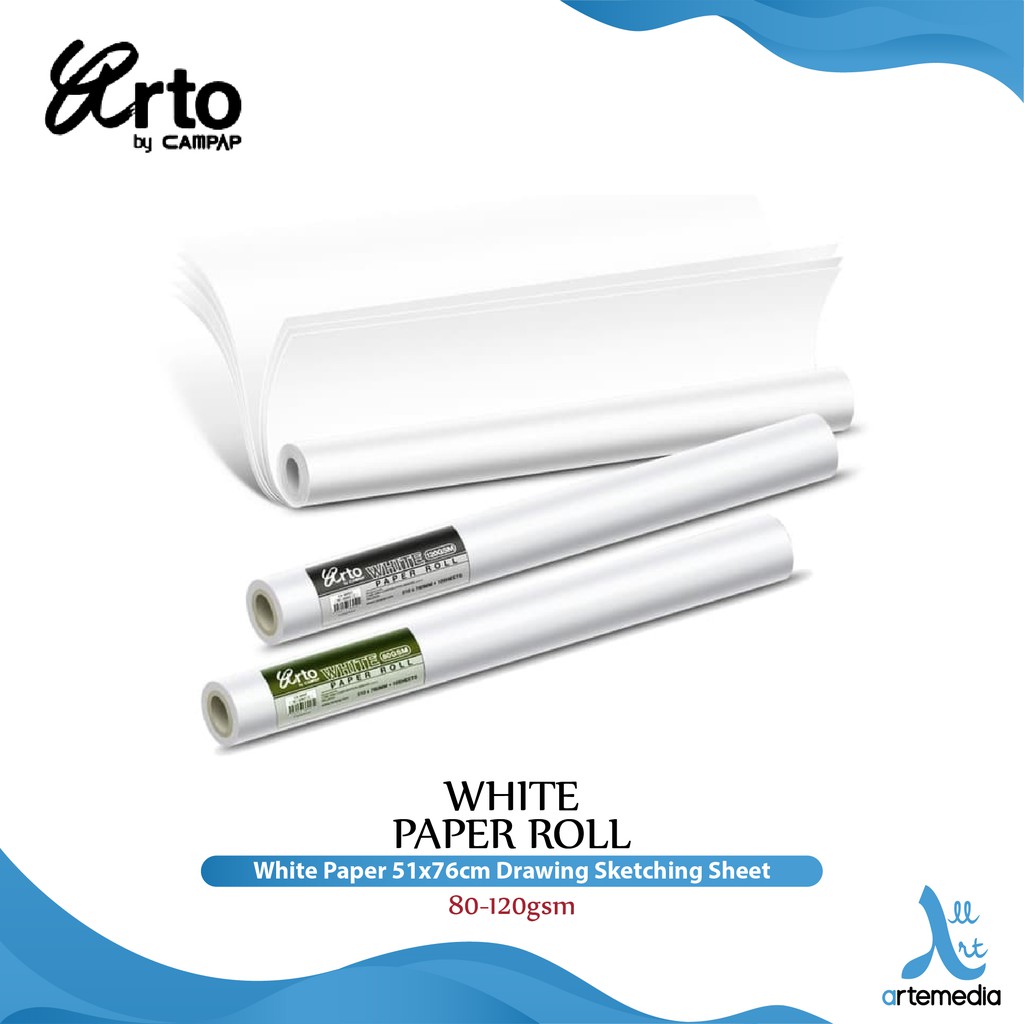 Jual Arto White Paper 51x76cm Drawing Sketching Sheet | Shopee Indonesia