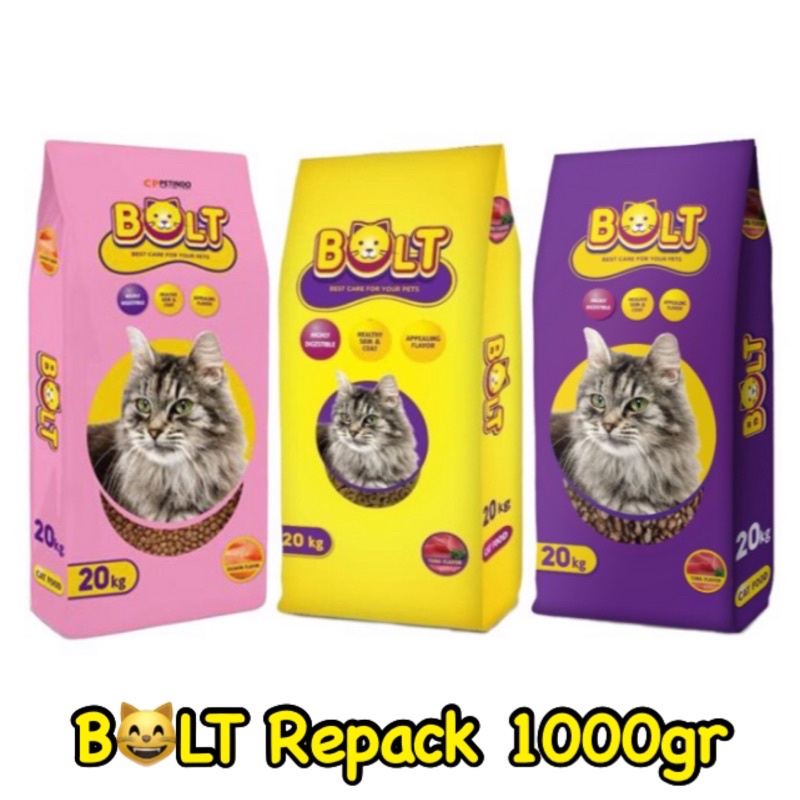 Jual Makanan Kucing Merek BOLT - Pakan Kucing 100% Original | Shopee ...
