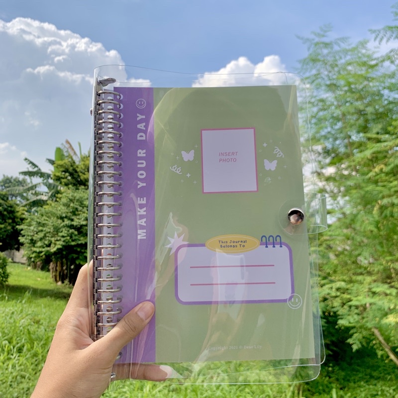 Jual B5 cover binder transparent / binder transparan aestetik | Shopee ...