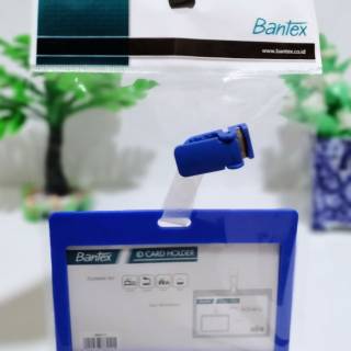 Jual Bantex ID Card Holder Name Tag Landscape | Shopee Indonesia