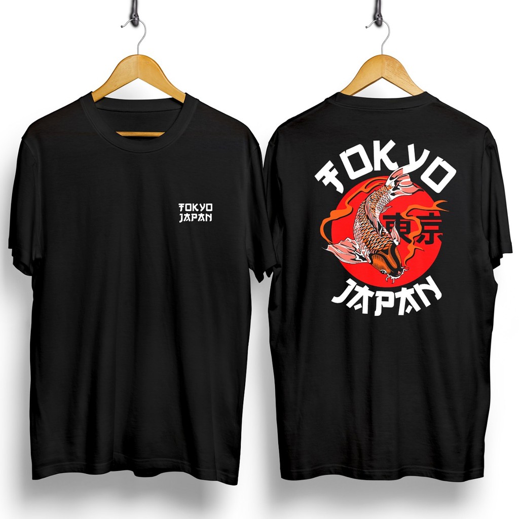 Jual FANSHOP JF / Kaos Distro TOKYO JAPAN KOI - Katun size L | Shopee ...