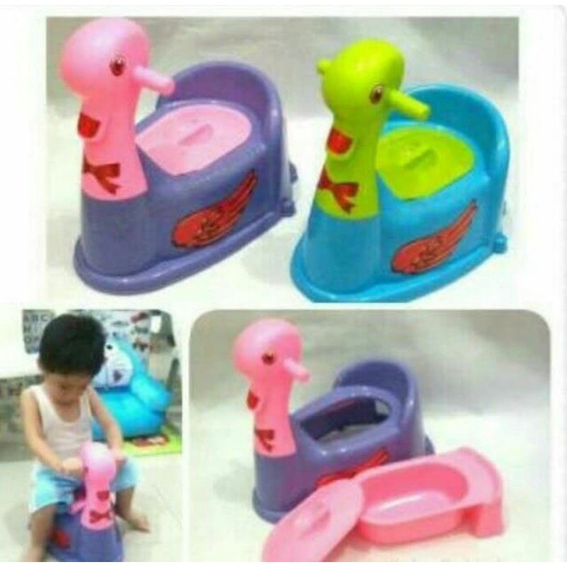Jual POTTY/WC DUDUK ANAK/WC ANAK/PISPOT ANAK/Baby potty duck tajimaku ...