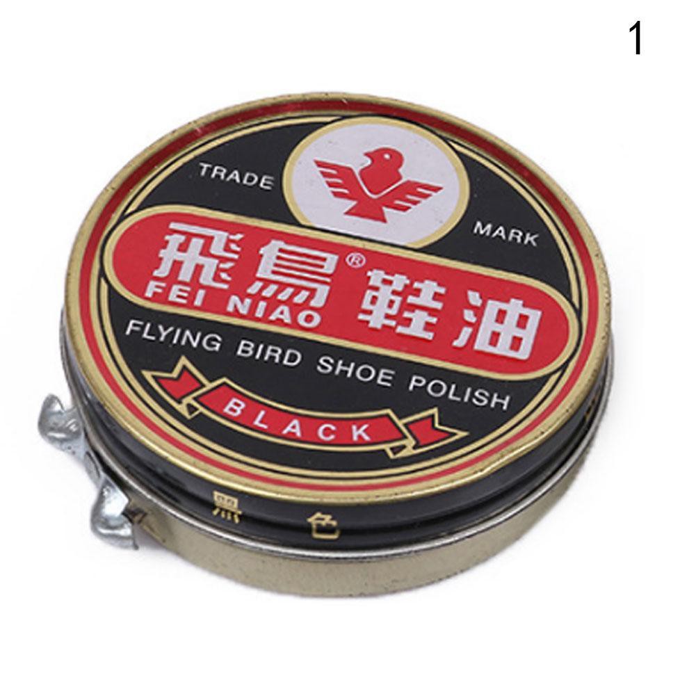 Jual Semir Sepatu Flying Bird Shoe Polish Fei Niao 40 gr - Black ...
