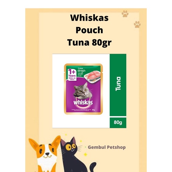 Jual Whiskas Pouch tuna 80gr | Shopee Indonesia