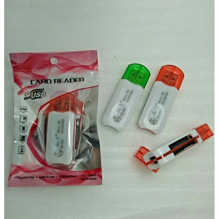 Jual Card Reader All in 1 Card Reader Micro SD SD Card M2 MMC MS ...