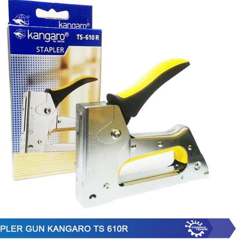 Jual Stapler Tembak Besi Kangaro TS-610 R / Gun Tacker Kangaro Besi ...