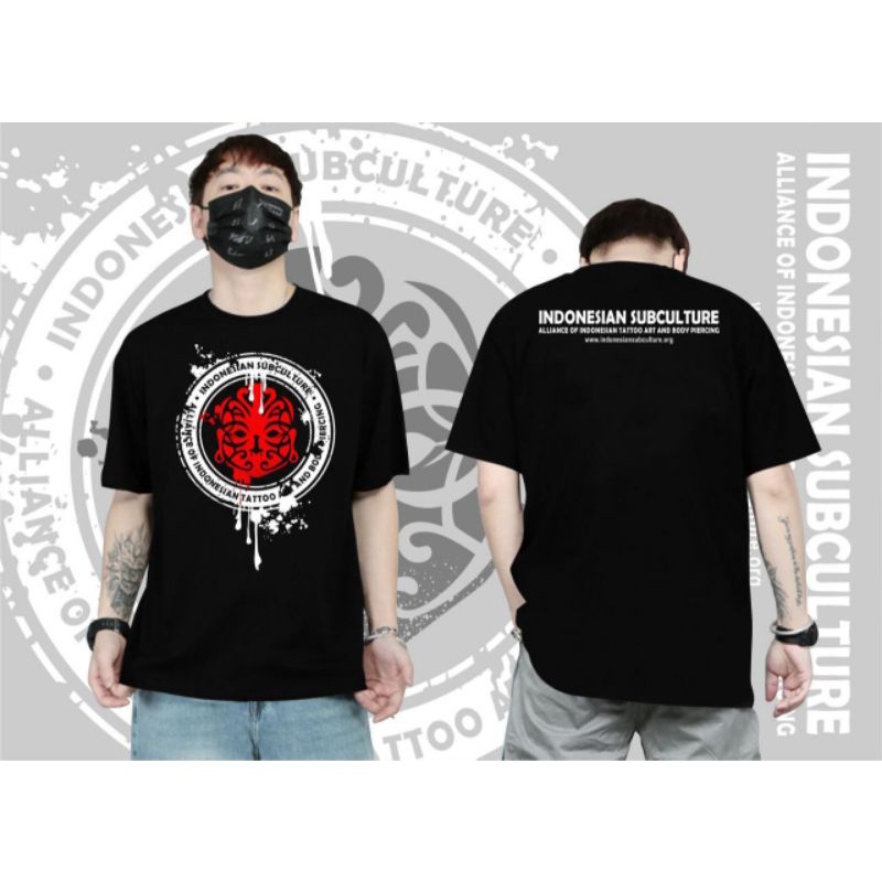 Jual Kaos MASBERTO INDONESIAN SUBCULTURE TATTOO ART / Kaos distro ...