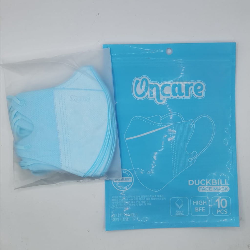 Jual Masker Duckbill Warna Garis Emboss OnCare Izin Kemenkes Trendy Murah | Shopee Indonesia