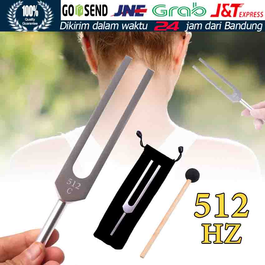 Jual 【Dengan Tas】Premium 512 Hz Tuning Fork Bahan Aluminum Alloy Garpu Tala | Shopee Indonesia