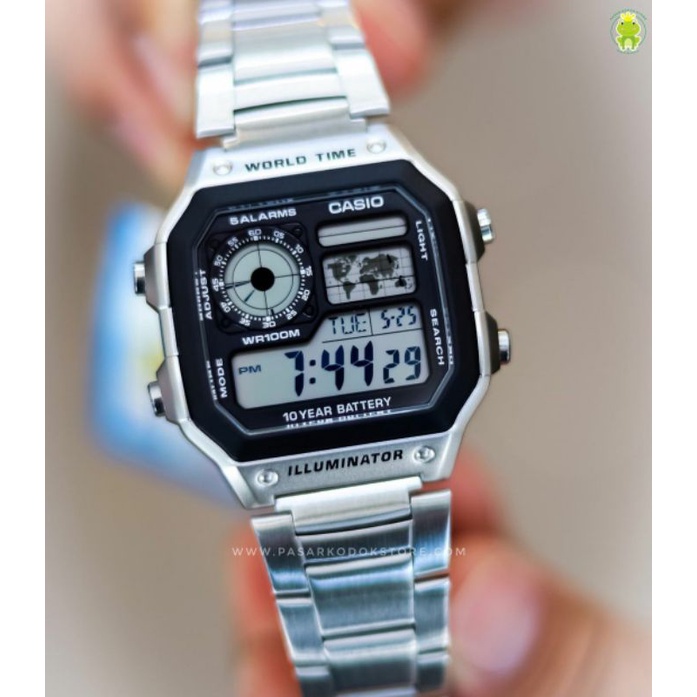 Jual JAM TANGAN ORIGINAL CASIO AE-1200WHD-1A / AE 1200WHD1A / AE 1200WHD 1A | Shopee Indonesia