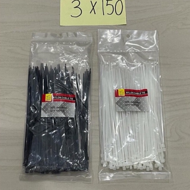 Jual 3x150 kabel ties 3.0x15cm isi 100pcs cable tie 15cm cabel ties kabel tie tali klem pvc ...