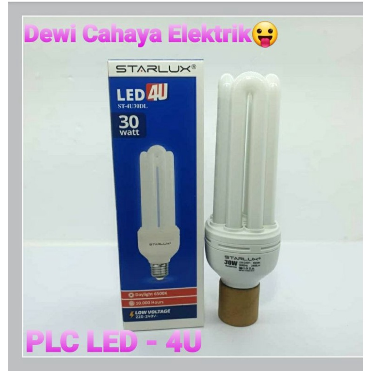 Jual Bohlam Lampu PLC LED 30W - E27 - 4U ( SNI ) Cahaya Putih - Lampu PLC LED - Lampu Hemat ...