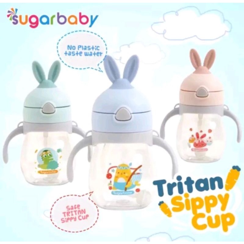 Jual SUGARBABY TRITAN SIPPY CUP RABBIT 9M+ 270ML | Shopee Indonesia