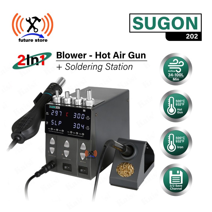 Jual SUGON 202 Blower+Solder - Blower - Solder - Hot Air Blower 2 In 1 ...
