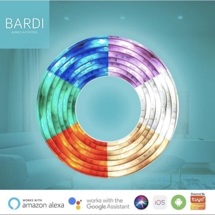Jual BARDI LED STRIP RGBWW 2 METER - LAMPU HIAS PINTAR LED SMART LIGHT ...
