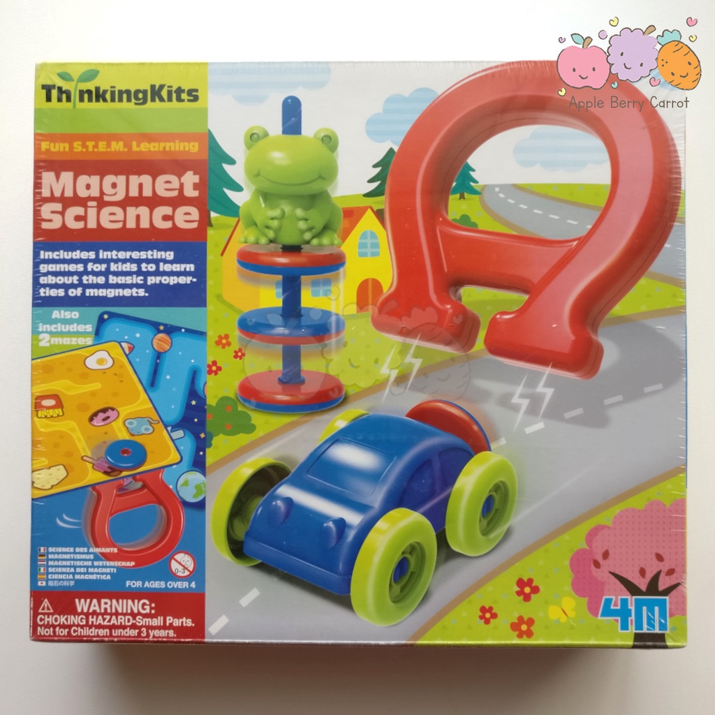 Jual 4M Thinking Kits Magnet Science for STEM learning mainan motor ...