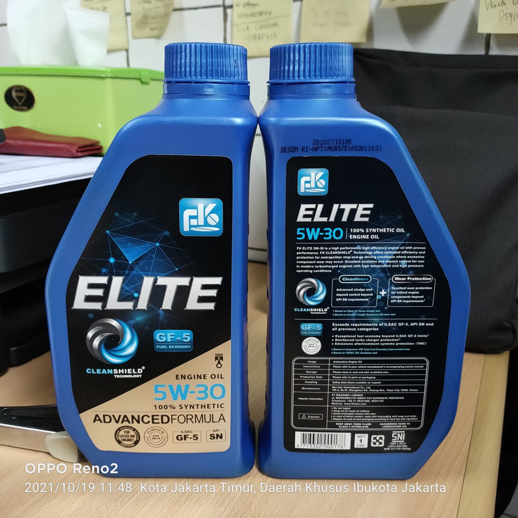 Jual Oli Massimo FK Pulse Elite 5W 30 Mesin Bensin kemasan 1L Original ...