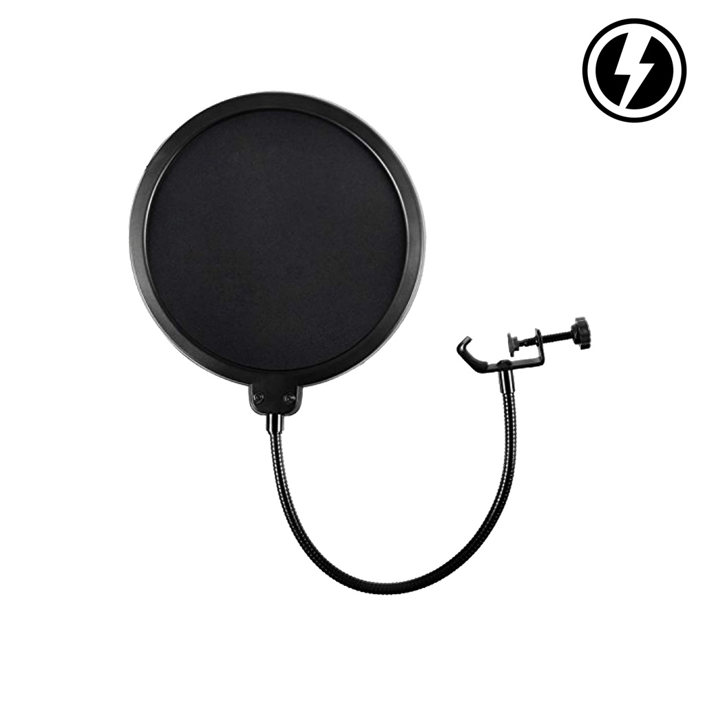 Jual pop filter penyaring suara microphone | Shopee Indonesia