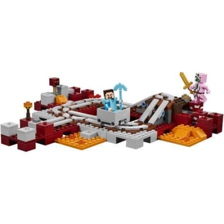 Jual Brick Block Lego Minecraft My World 825 The Nether Railway (18024 ...