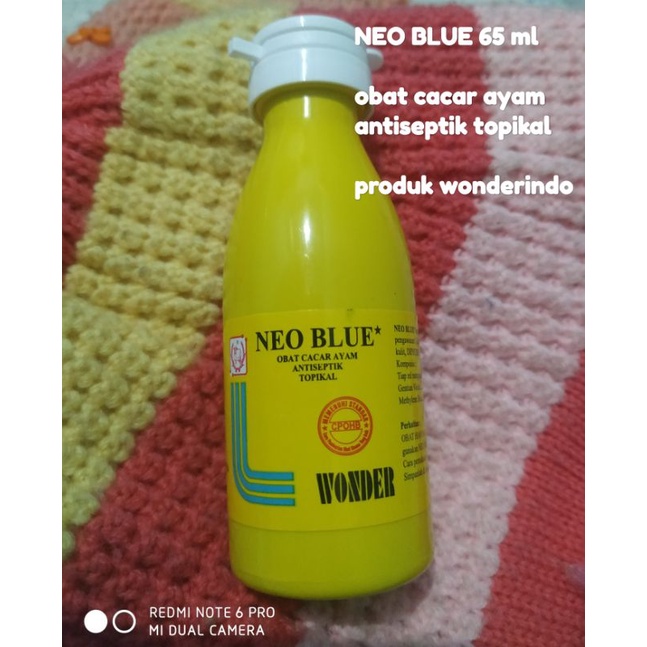 Jual neo blue 65 ml-wonder obat cacar ayam antiseptik topikal | Shopee Indonesia