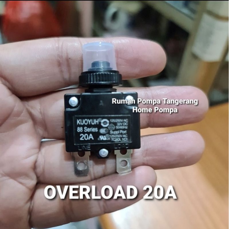 Jual Overload pompa satelit 20 amper switch protector sparepart pompa ...