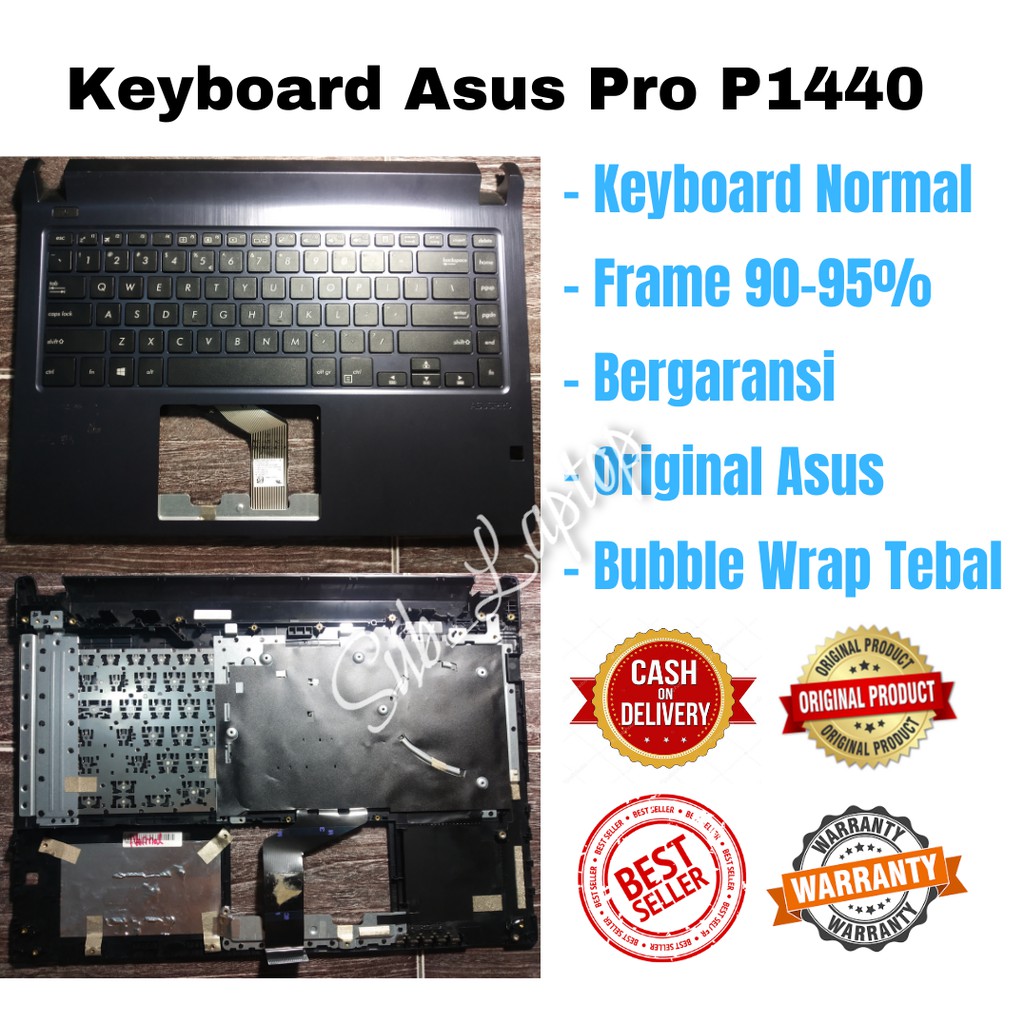 Jual Keyboard Asus Pro P1440 P1440U P1440UA P144UF Normal Frame ...