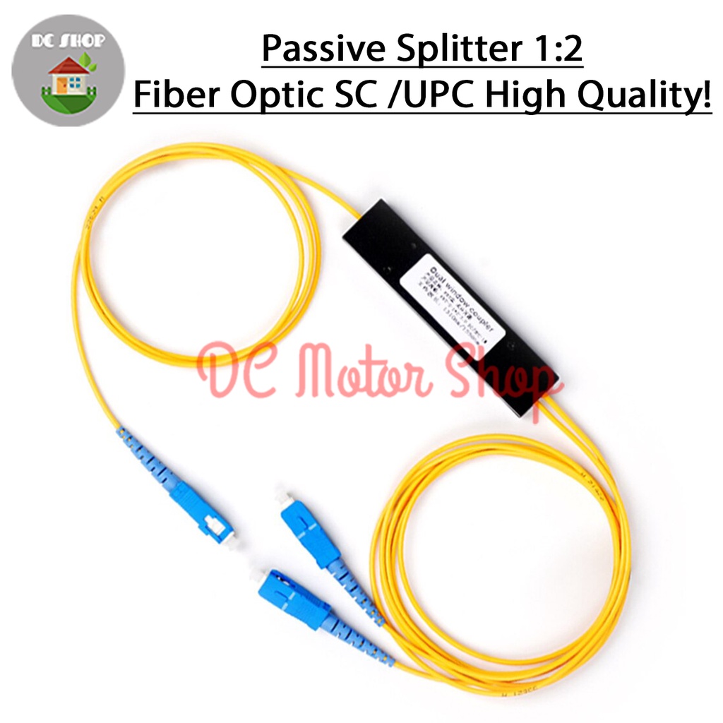 Jual Passive splitter / pasif spliter 1:2 fiber optic SC /UPC High ...