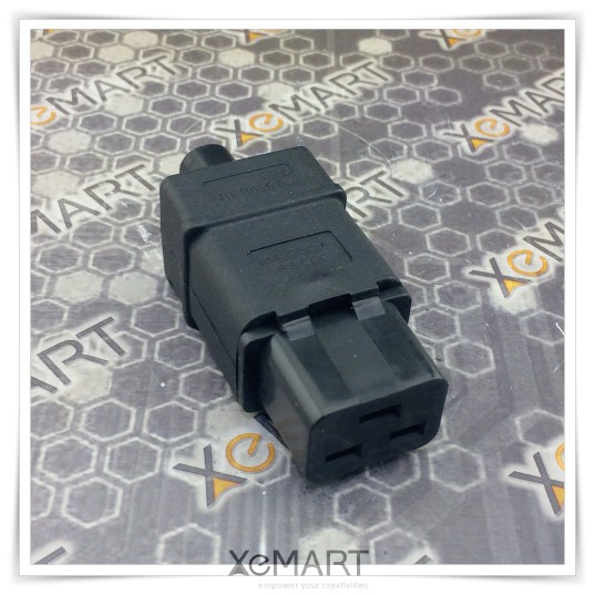 Jual C19 Plug AC Cable Connector Female 220V 16A IEC320-C19 Konektor ...