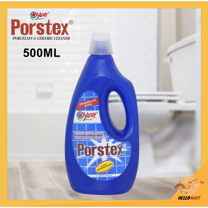 Jual ORIGINAL Yuri Porstex Pembersih Porselen BOTOL 500ml / Pembersih ...