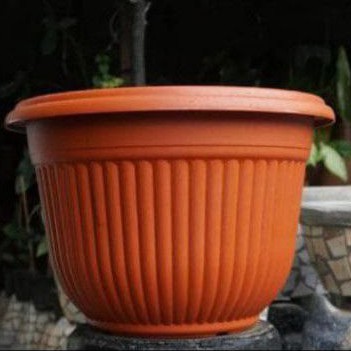 Jual POT PLASTIK 40 CM COKLAT 817 / POT TANAMAN / POT BUNGA | Shopee ...