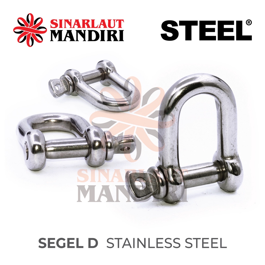 Jual Segel D Stainless Steel / Shackle Thread Stainless Steel 5/16 ...