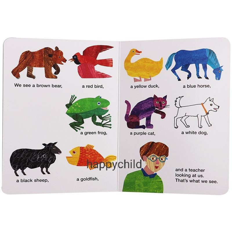 Jual Original brown bear what do you see/buku asli/eric carle/buku anak ...