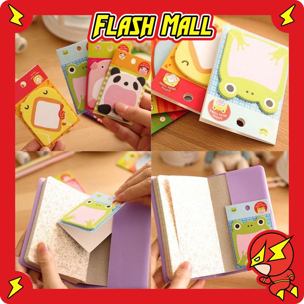 Jual FLASHmall STICKY NOTES ANIMAL / STICKY NOTE / MEMO PAD / BIEN LI ...