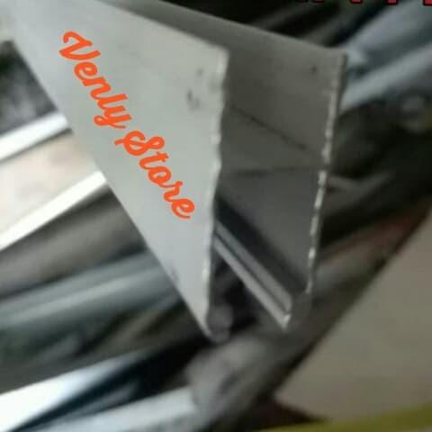 Jual Rel H Etalase Alumunium Bagian Kaca 040 | Shopee Indonesia