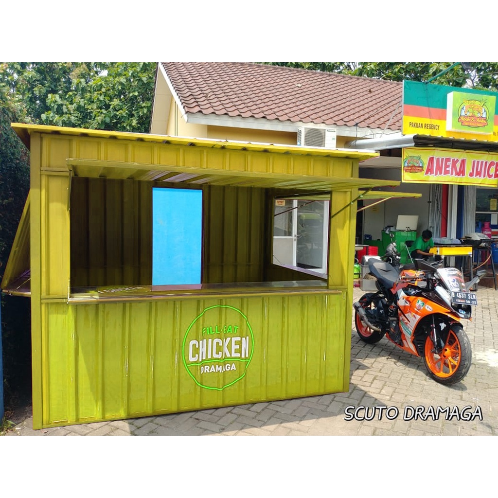 Jual [PROMO] GEROBAK KONTAINER / BOOTH KONTAINER / ROMBONG KONTAINER ...