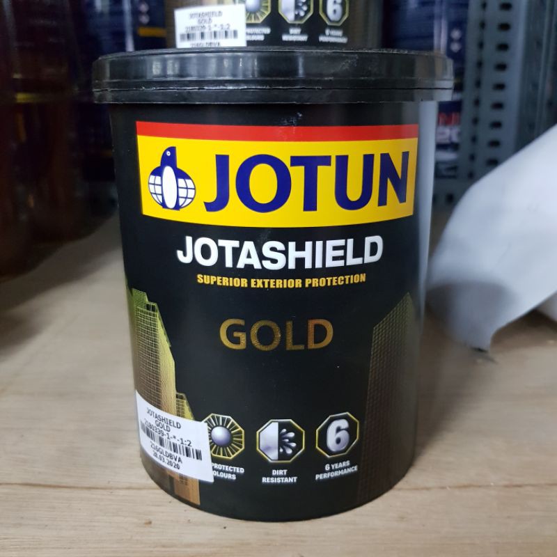 Jual JOTUN JOTASHIELD GOLD 1 KG - CAT TEMBOK GOLD | Shopee Indonesia