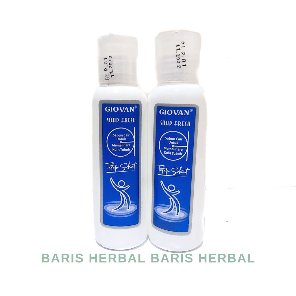 Jual GIOVAN Soap Fresh dan Green Tea OrSabun Cair Untuk Kulit Tubuh 100 ...