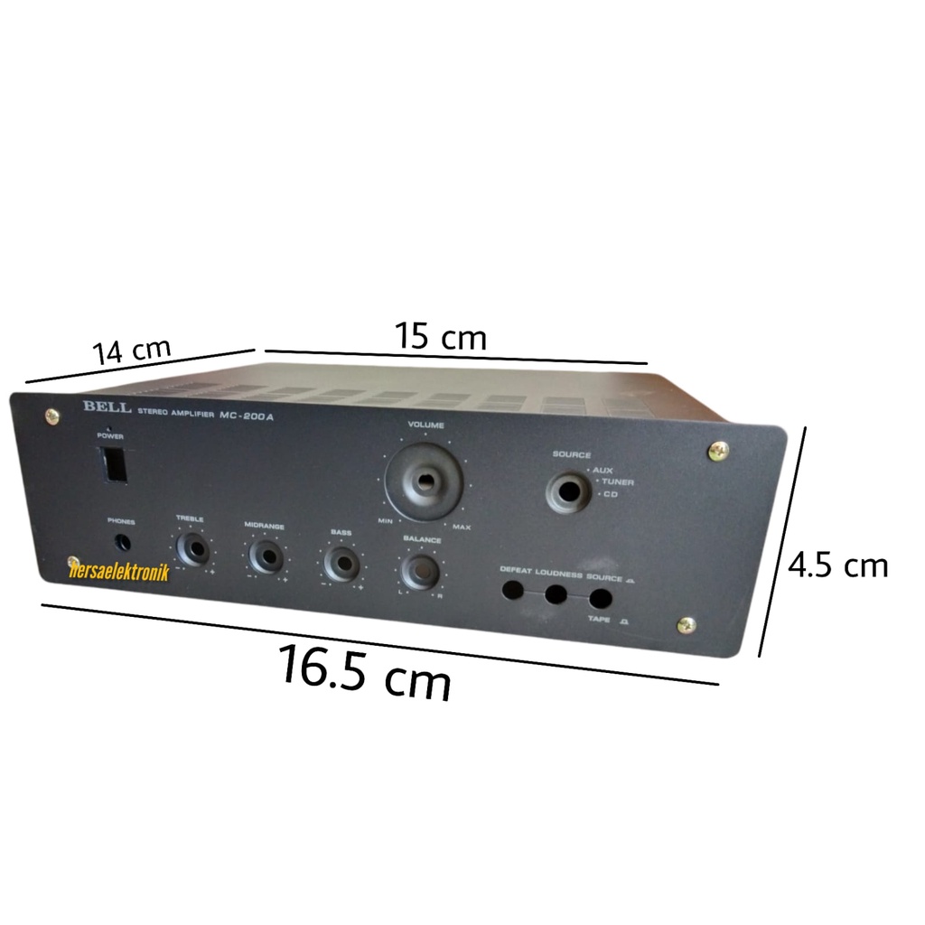 Jual box amplifier MC200A Bell box ampli mc 200A Bell | Shopee Indonesia