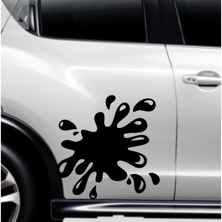 Jual STIKER MOBIL UNIK LUCU CUTTING STICKER MOBIL SPLASH CIPRATAN 50cm ...