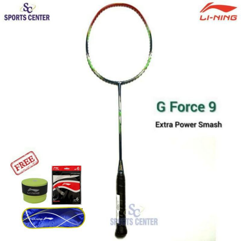 Jual Best Deal !!! New Raket Badminton Lining G Force 9 / G-Force 9 ...