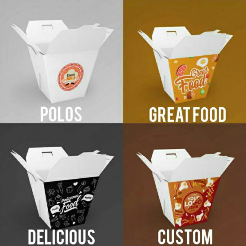 Jual RICE BOX / FOOD FAIL / BOX FOODPAIL / KEMASAN MAKANAN / DUS ...