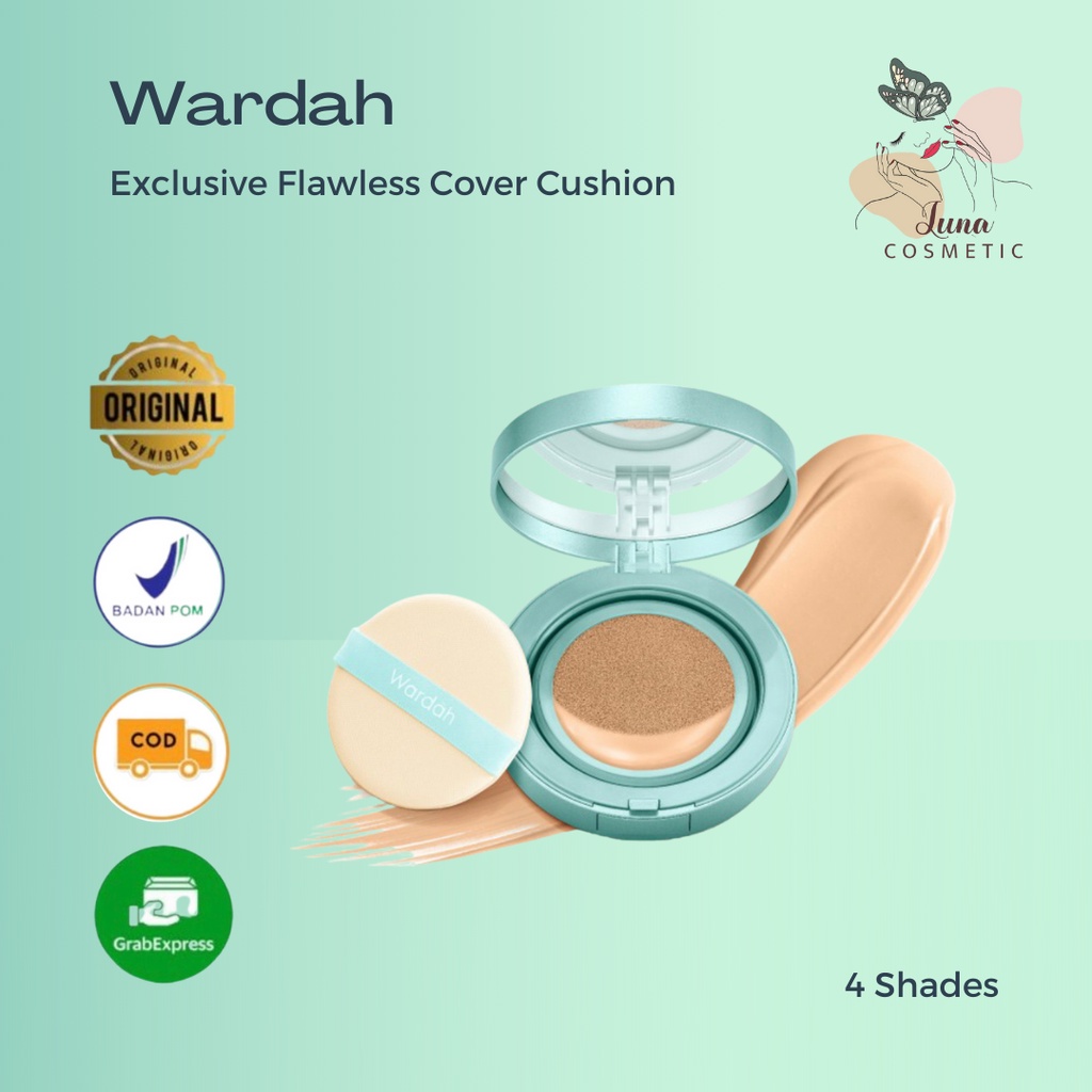 Jual Wardah Exclusive Flawless Cover Cushion - Hasil Matte Flawless dan ...