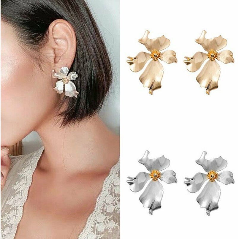 Jual Anting Giwang Simple Model Bunga untuk Wanita Korean Style (Takota ...