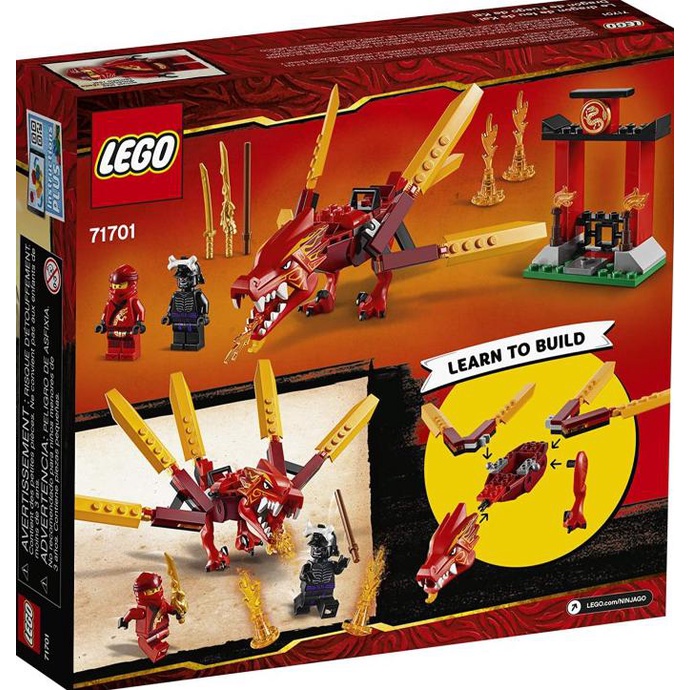 Jual LEGO NINJAGO Legacy Kais Fire Dragon 71701 RDM | Shopee Indonesia