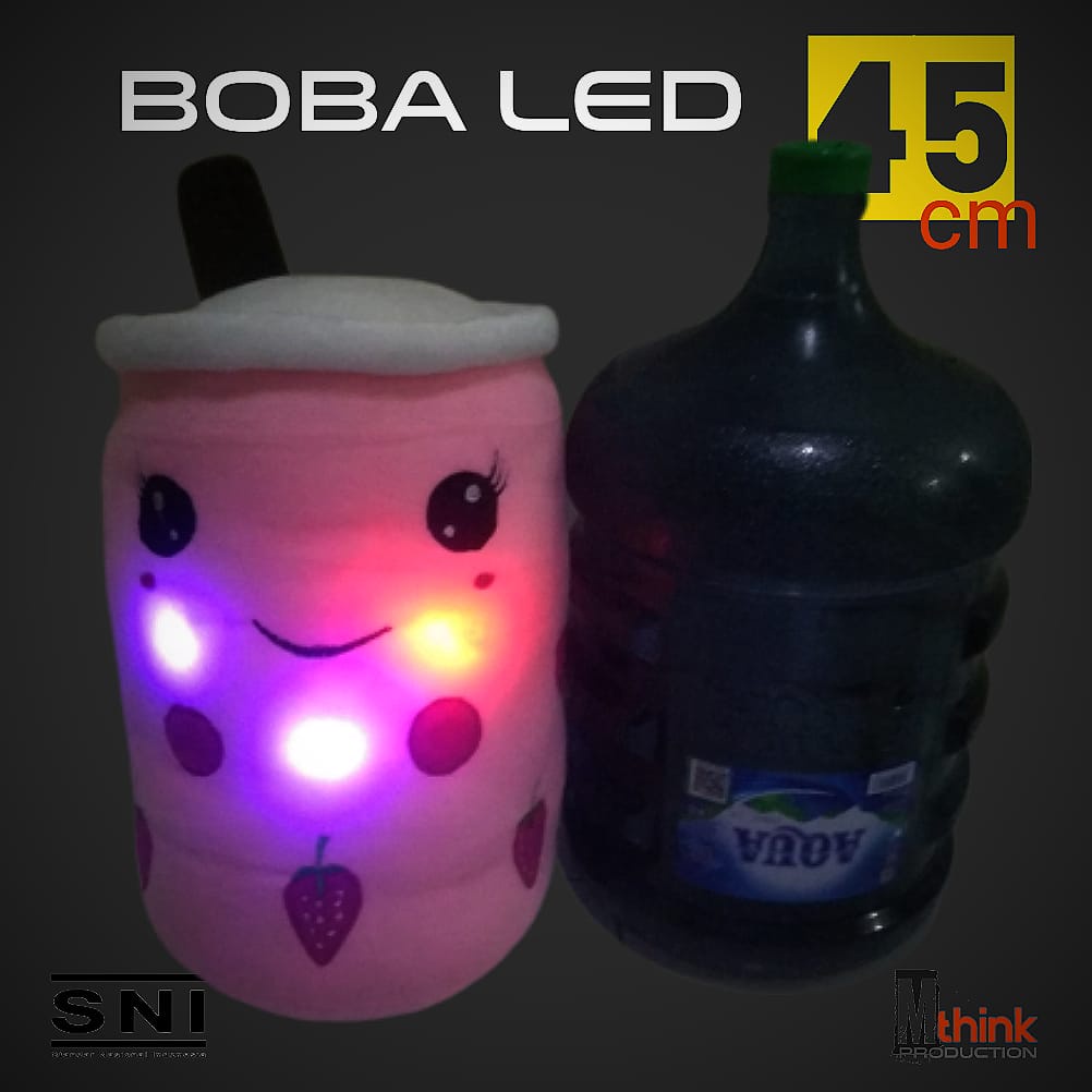 Jual Boneka boba lampu led nyala Bantal jumbo murah kain haBONEKA BOBA ...