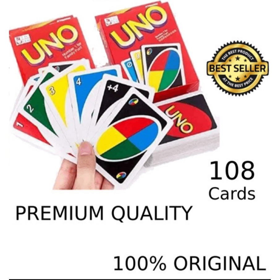 Jual UNO Card / Kartu UNO - Mainan Kartu Keluarga / LENGKAP 100% ...
