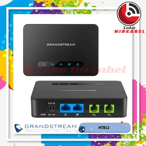 Jual Grandstream HT812 VOIP Gateway - HT812 VOIP Gateway Grandstream ...