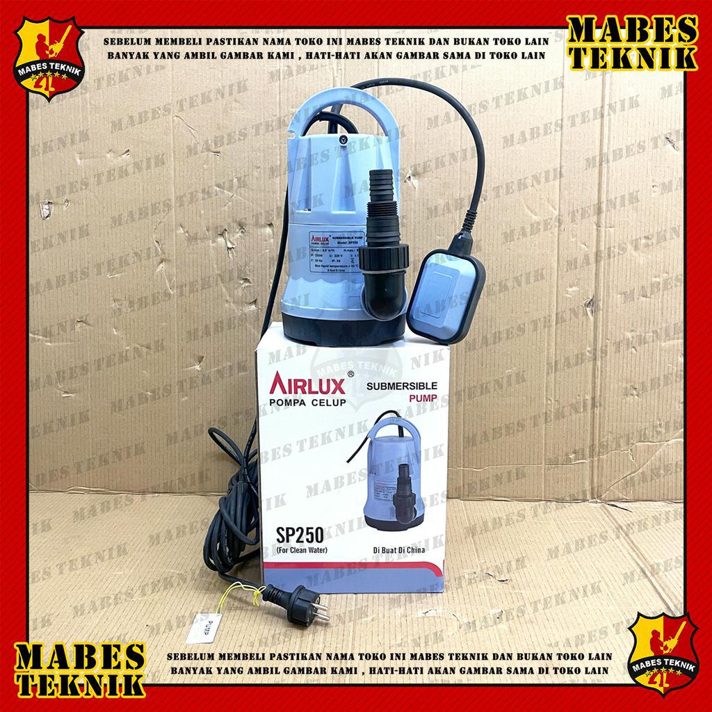 Jual AIRLUX SP 250 / SP250 OTOMATIS - POMPA AIR CELUP KOLAM IKAN - 250W | Shopee Indonesia